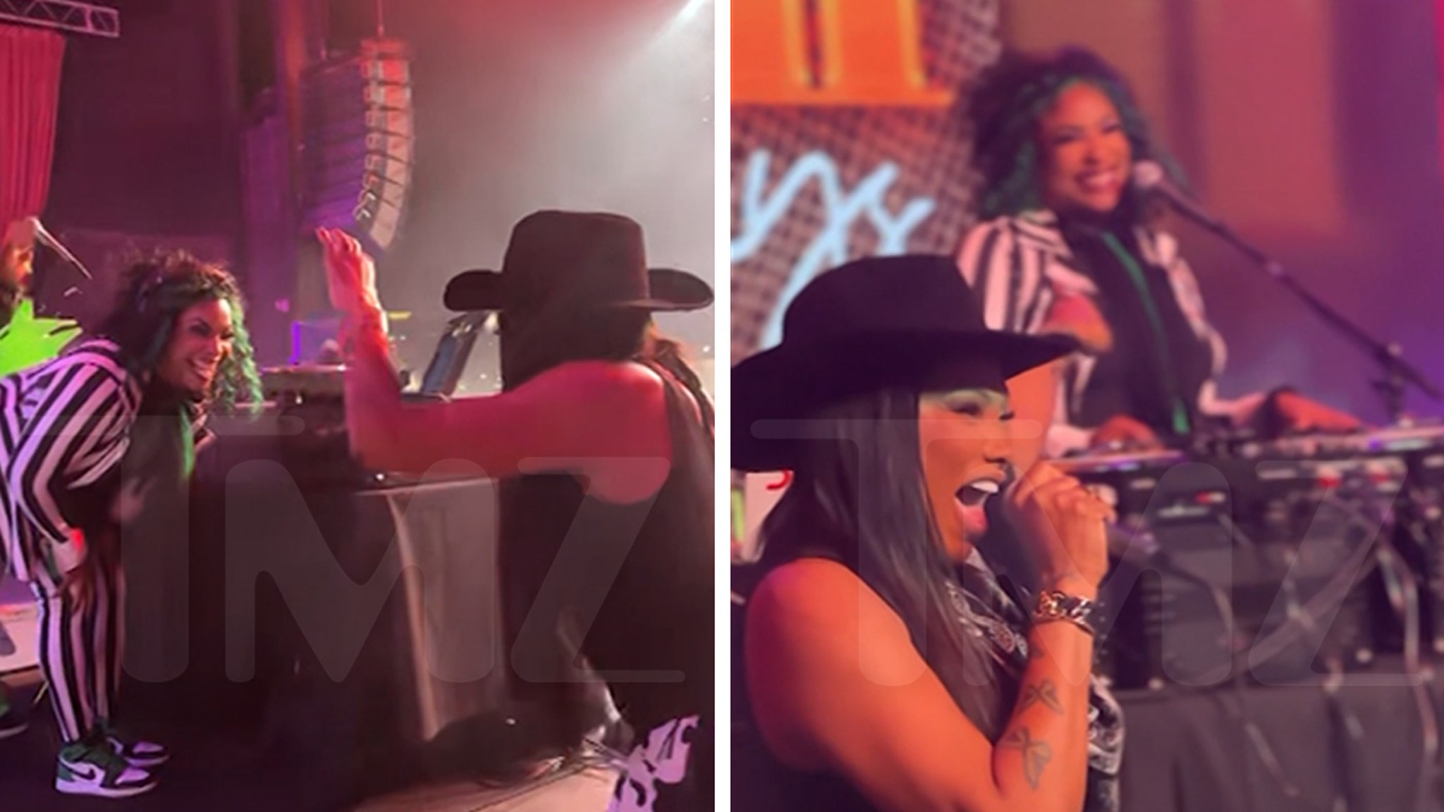 Sandra 'Pepa' Denton, DJ Spinderella Reunite Onstage After Nasty Group ...